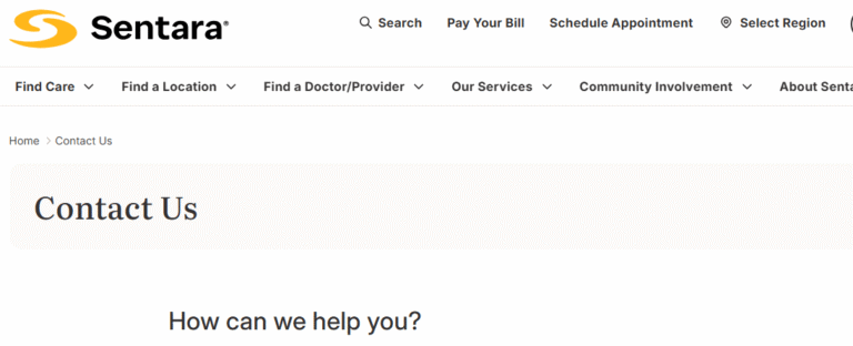 Contact Us - Sentara Wavenet